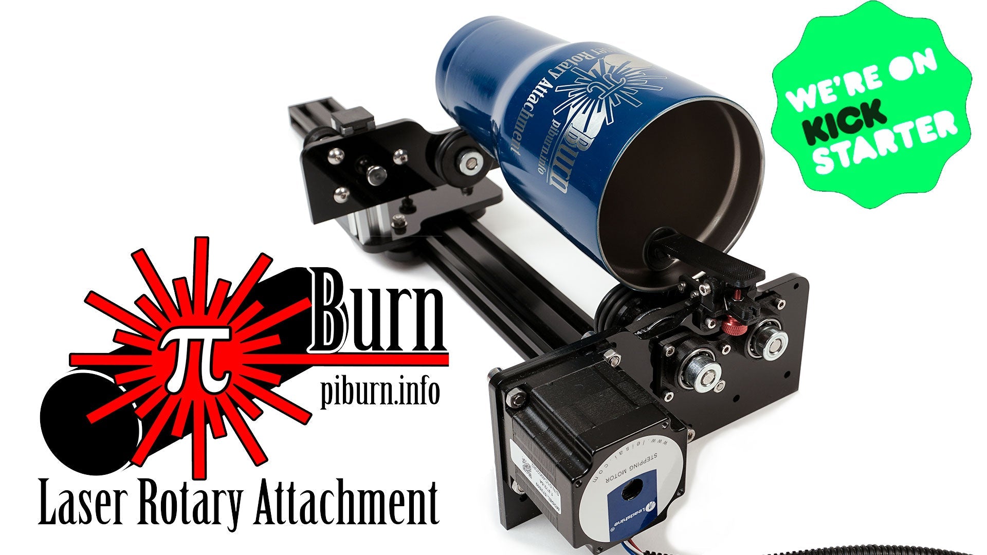 My first Kickstarter project - PiBurn Rotary Attachment for lasers ...