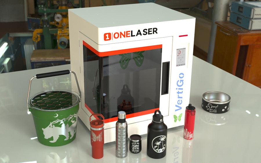 PiBurn V - the Best Roller Laser Rotary for your Laser Engraver by Len ...